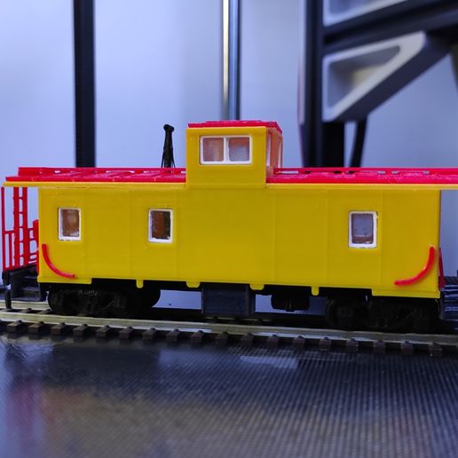 🚆 H0 (1:87) Caboose・ 3D File for 3D printing・Cults