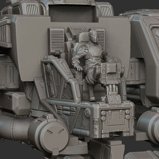 🤖 Starcraft 2 Goliath - 3D print model・ 3D File for 3D printing・Cults
