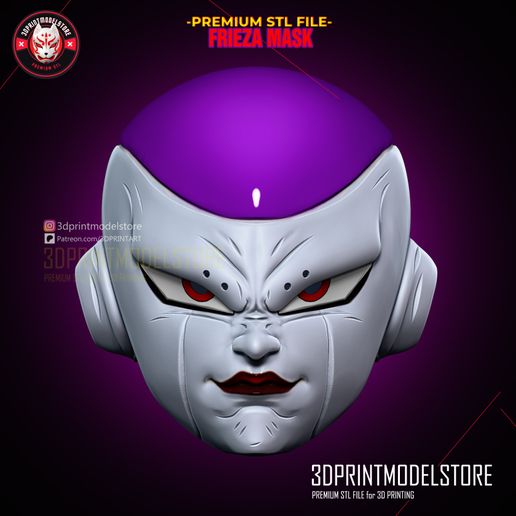 Archivo 3D Frieza Dragon Ball Z Cosplay Mask - Anime Frieza Helmet 🐉 ...
