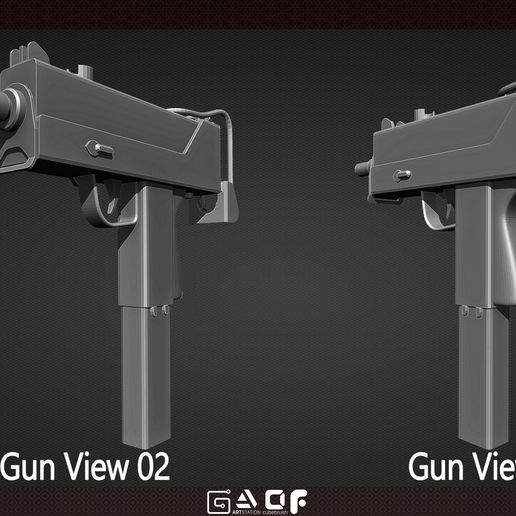 🧨 Pack Of 25 Guns Kitbash Volume 04・ 3D File for 3D printing・Cults