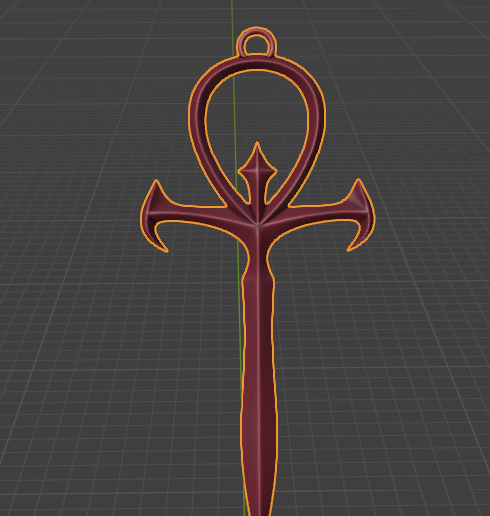 🧛 vampire masquerade ankh necklace・ STL File for 3D printing・Cults