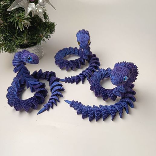 🐍 Endless Modular Snake NV・Free 3D File for 3D printing・Cults