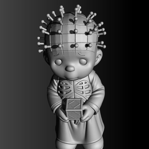 👶 Pinhead baby- chibi- Hellraiser・ STL File for 3D printing・Cults