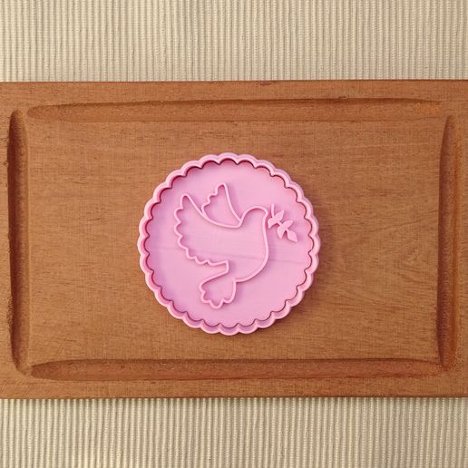 🍪 cookie cutters dove doily cutters・ STL File for 3D printing・Cults