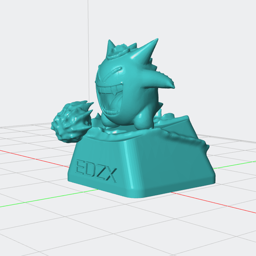 🍒 Gengar Keycaps - EDZX (MX Cherry)・ STL File for 3D printing・Cults