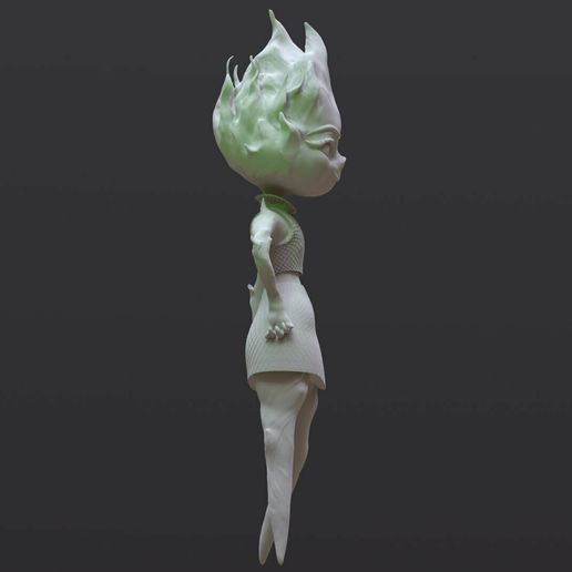 📽️ Pixar Elemental Ember Lumen printable・ STL File for 3D printing・Cults