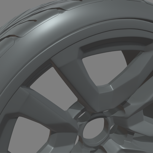 🛞 Wheel and Rim 02・ STL File for 3D printing・Cults