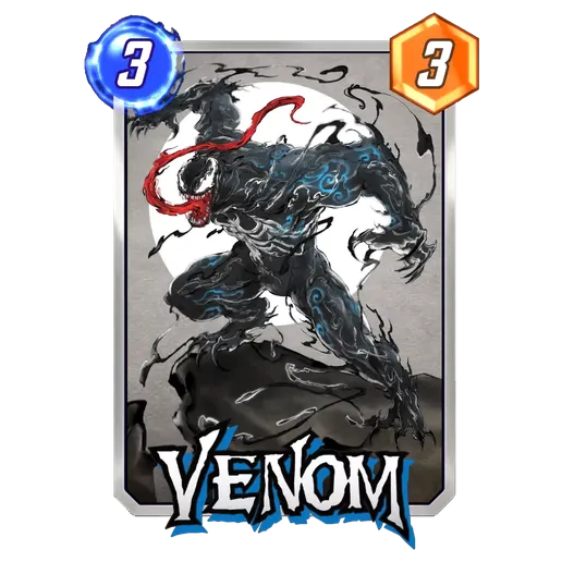 🃏 Marvel Snap Card - Venom BW Variant Fiona Hsieh・ STL File for 3D ...