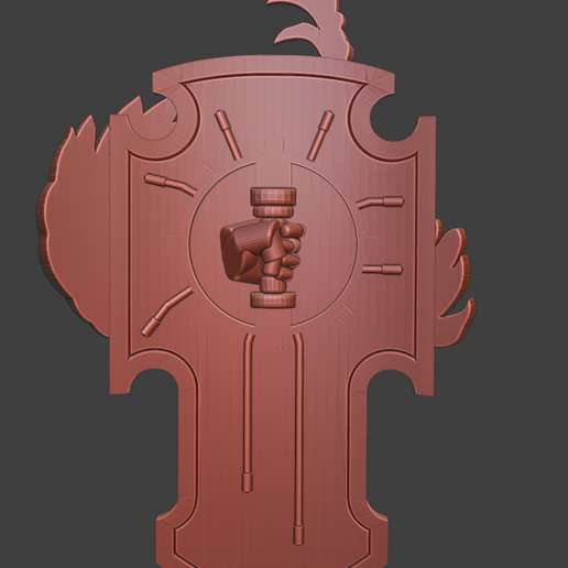 🦅 Ultra eagle relic shield・Free STL File for 3D printing・Cults