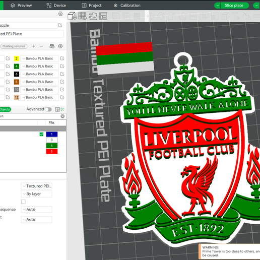 📛 Premier League Liverpool keychan badge printable and renderable・ 3D ...