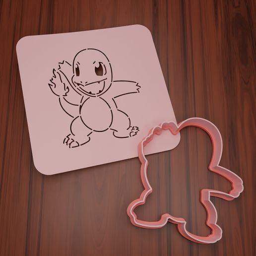 charmander stencil