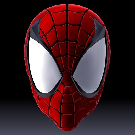 🦸‍♂️ Ultimate Spider-man headsculpt 1/12・ OBJ File for 3D printing・Cults