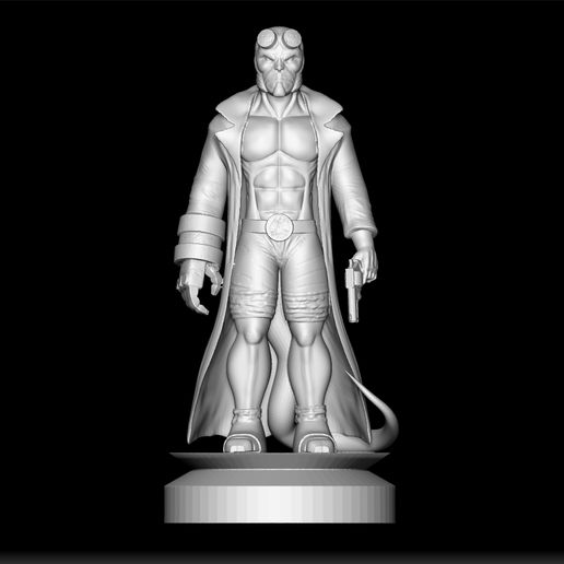 STL file Hellboy 🐉 ・3D printable design to download・Cults