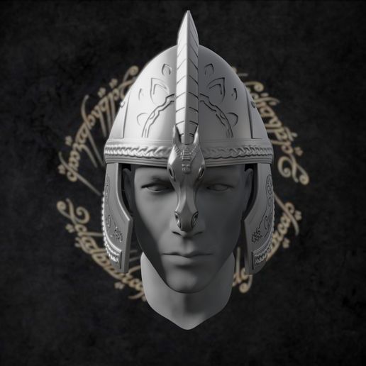 Archivo STL Éomer Helmet - Lord of the Rings Cosplay 🪖 ・Objeto de ...