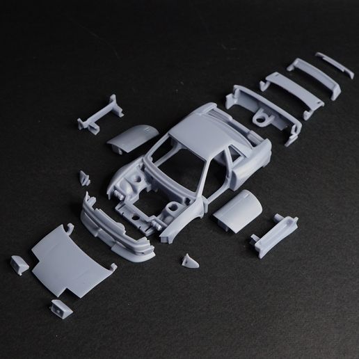 🚗 Nissan Onevia 240SX tooned car model kit・ STL File for 3D printing・Cults