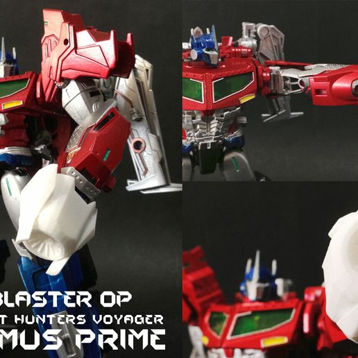 STL file TF Prime BH Optimus Prime & Predaking Blaster 🧸 ・3D printable ...