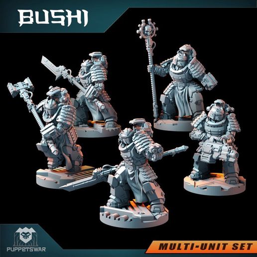 🎲 Prime Exorcists [Bushi]・ 3D File for 3D printing・Cults