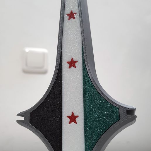 STL file damascus sword Monument 🗡️ ・3D printer model to download・Cults