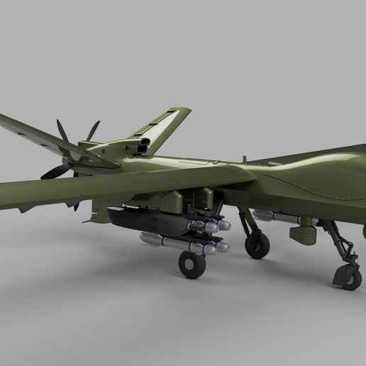 🦅 MQ Gray Eagle STOL UAS drone HIGH QUALITY 3D PRINT MODEL・ 3D File for ...