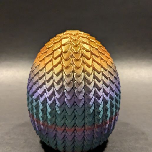 STL file Scaly Dragon Egg Threaded 🐉 ・3D printer model to download・Cults