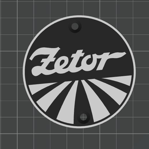 🛞 Zetor Major logo・ STL File for 3D printing・Cults