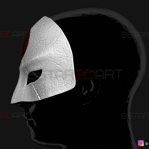 👾 Katana Mask - The Suicide Squad - DC Comics cosplay・ STL File for ・Cults