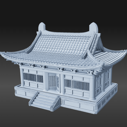 🏠 Chinese house printable 50・ STL File for 3D printing・Cults