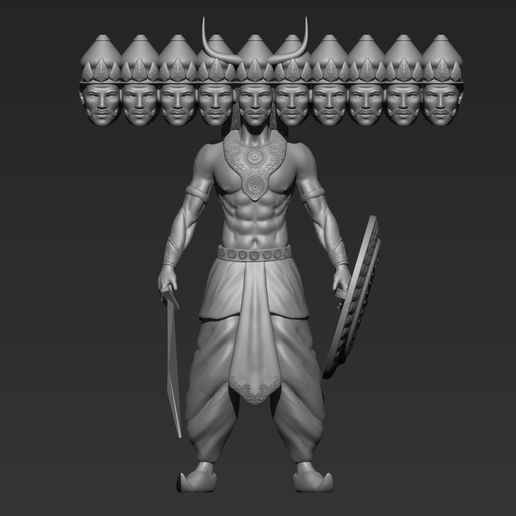 🛕 Ravan Realistic 3D Printable Model 3D print model・ STL File for 3D ...