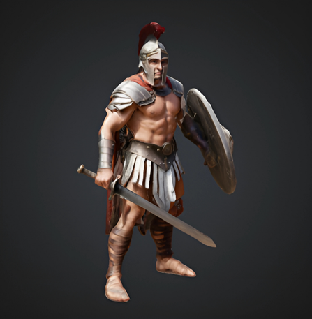 STL file Gladiator 👾 ・3D printable design to download・Cults