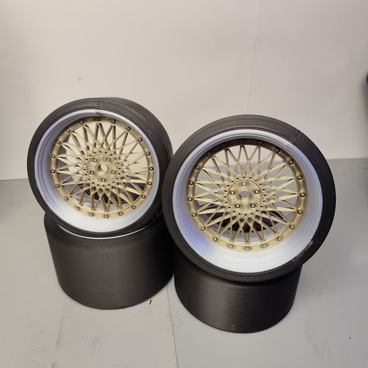 🎲 1:5 BBS Style, Rims, Rims, FG, Harm, Genius・ 3MF File for 3D printing ...