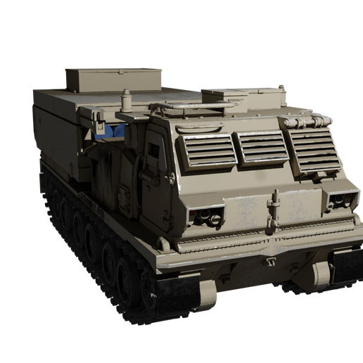 🇮🇱 Israeli Defence Forces M270 MLRS 3D model・ STL File for ・Cults