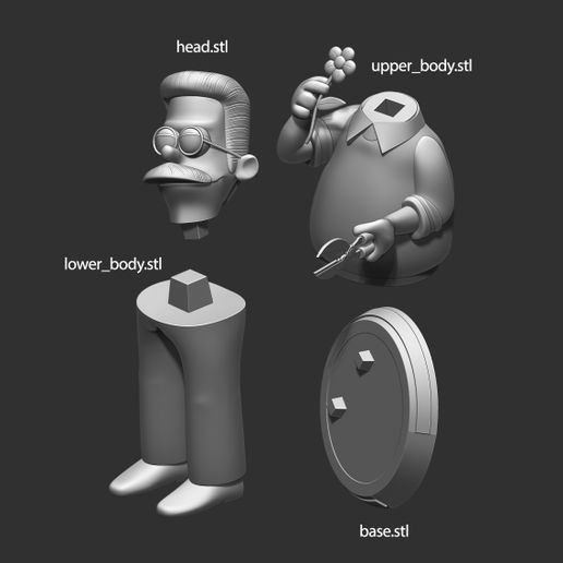 🗿 Ned Flanders - The Simpsons Fanart・ 3D File for 3D printing・Cults
