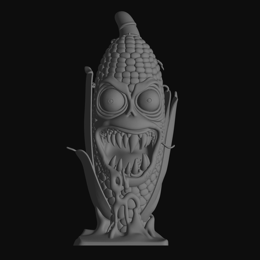 👹 crazy monster corn・ STL File for 3D printing・Cults