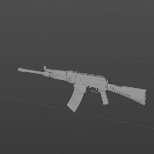 🗺️ Soviet Saiga-12 Shotgun-1 Digital Model・ OBJ File for 3D printing・Cults