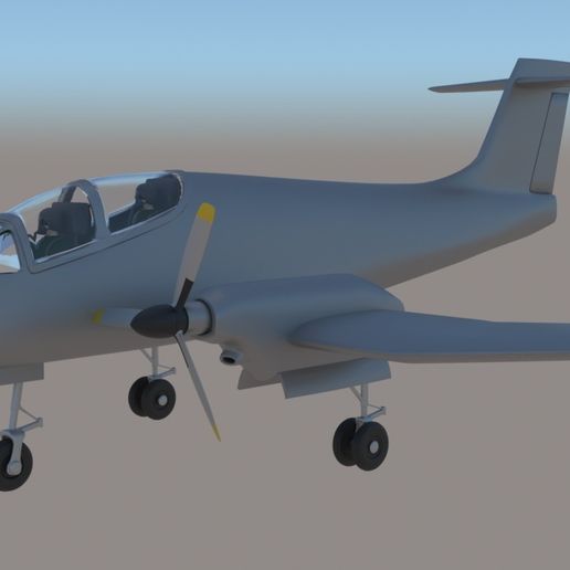 STL file IA-58 Pucara aircraft ️ (3MF)・3D printing template to download ...