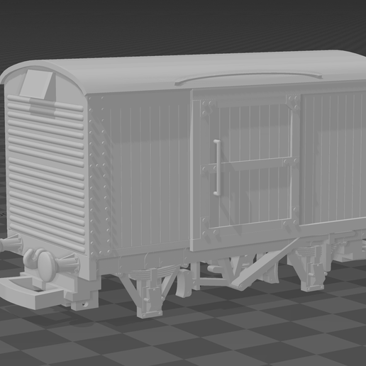 🚐 HO/OO TTTE LNER Diagram 102 12-ton van V5 Hook and Loop・ STL File for ...