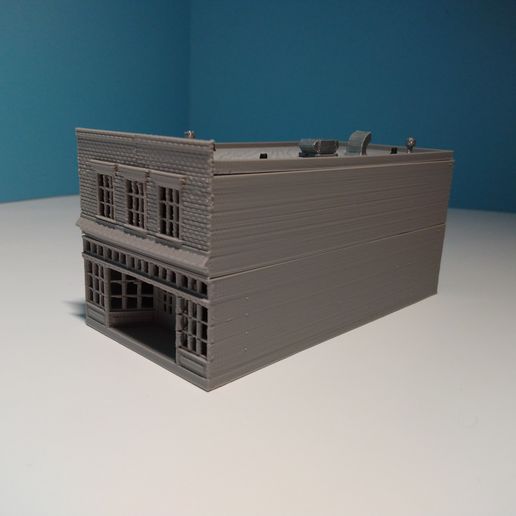 🏗️ N-Scale Building 'Abraham's Store' 1:160 Scale STL Files・ STL File ...