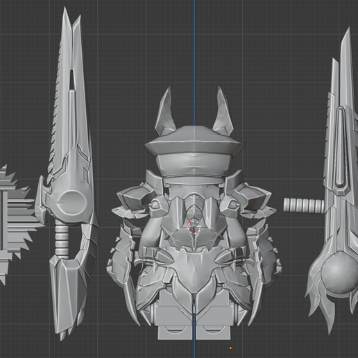 🧱 Almudron Armor (Block Compatible)・ 3D File for 3D printing・Cults