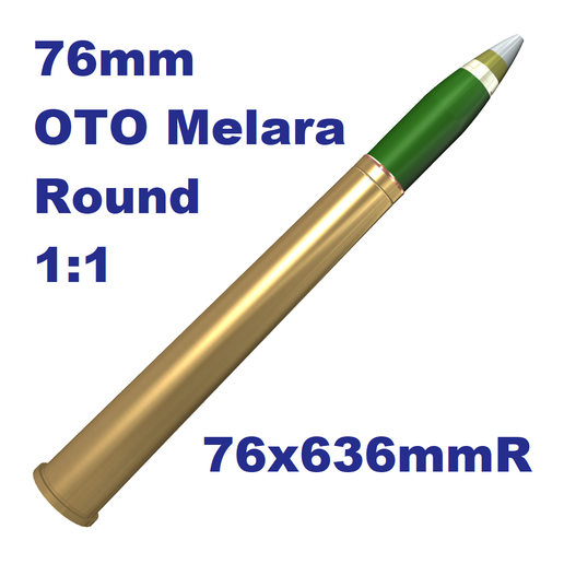 3D file 76mm Naval Round 1:1 🧨 ・3D printer design to download・Cults