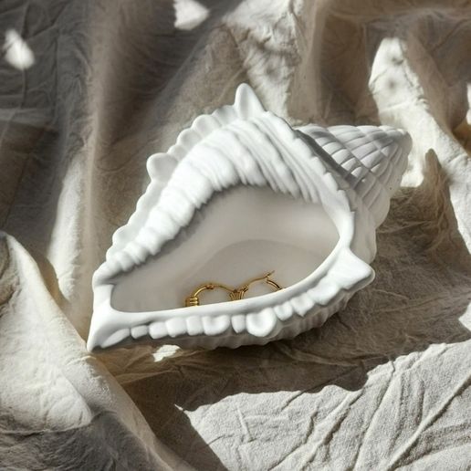 🐚 Conch Shell Shape jewelry・ 3D File for ・Cults