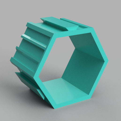 🖼 Hex - Modular shelf and drawer system・Free STL File for ・Cults