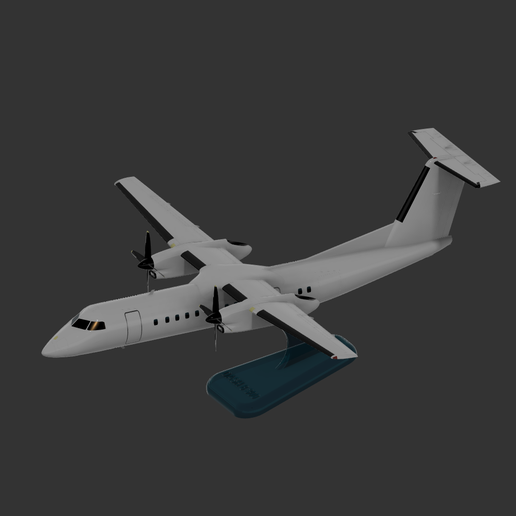 STL file DASH-8-300 ️ (3MF)・Design to download and 3D print・Cults
