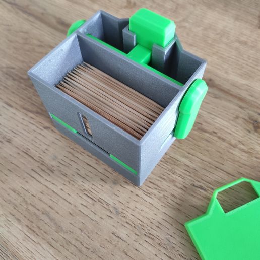 🦷 Toothpick Tray・ STL File for 3D printing・Cults
