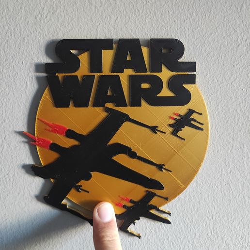 Free 3D file Star Wars Poster ⭐ ・3D printing template to download・Cults