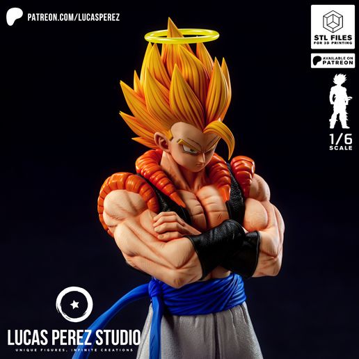 🐉 GOGETA・ 3D File for 3D printing・Cults