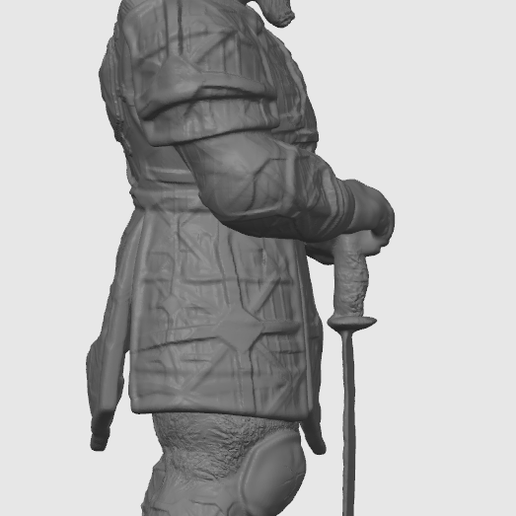 🗡️ Samurai Warrior 3D Model – Highly Detailed STL for 3D Printing・ OBJ ...