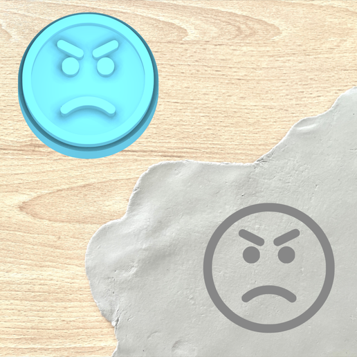 🎨 Stamp - Emoji・Free STL File for 3D printing・Cults