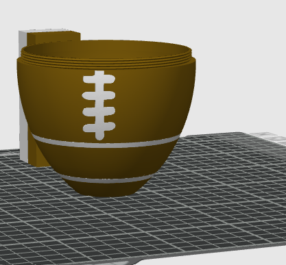 🏈 Twist-Lock Football Storage – Unique Sports-Themed Organizer・ 3MF ...