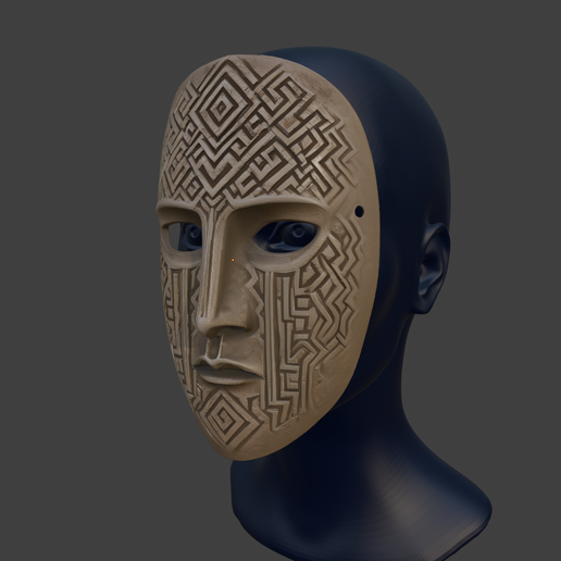 👺 Cultist Mask・ STL File for 3D printing・Cults