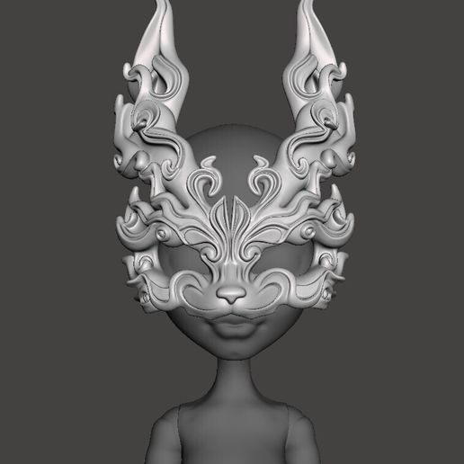 👹 Bunny mask for Monster High or Ever After High dolls・ 3D File for 3D ...